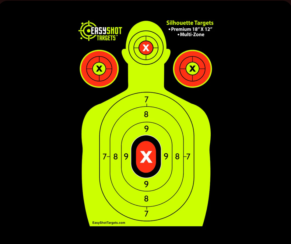 EasyShot Targets - Shooting Targets for Extreme Visibility