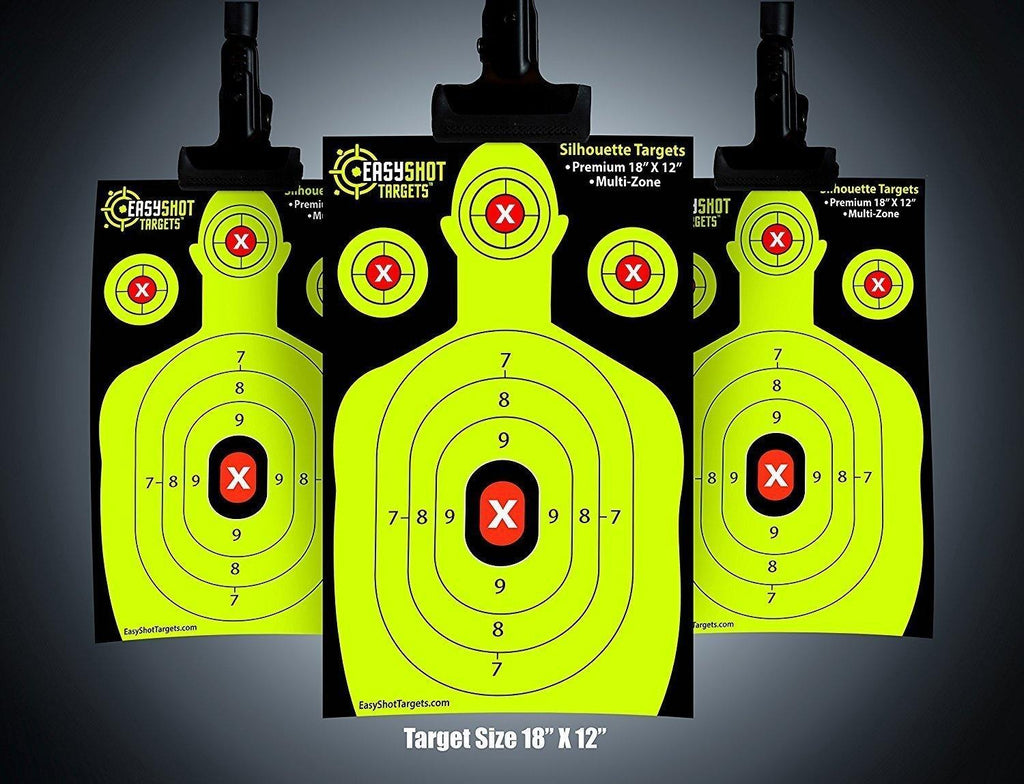 Neon Yellow - Silhouette Shooting Targets | EasyShot Targets