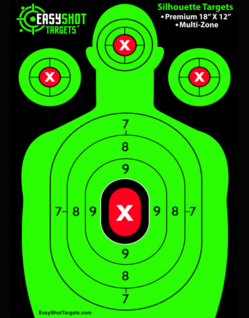 Neon Green - Silhouette Shooting Targets | EasyShot Targets
