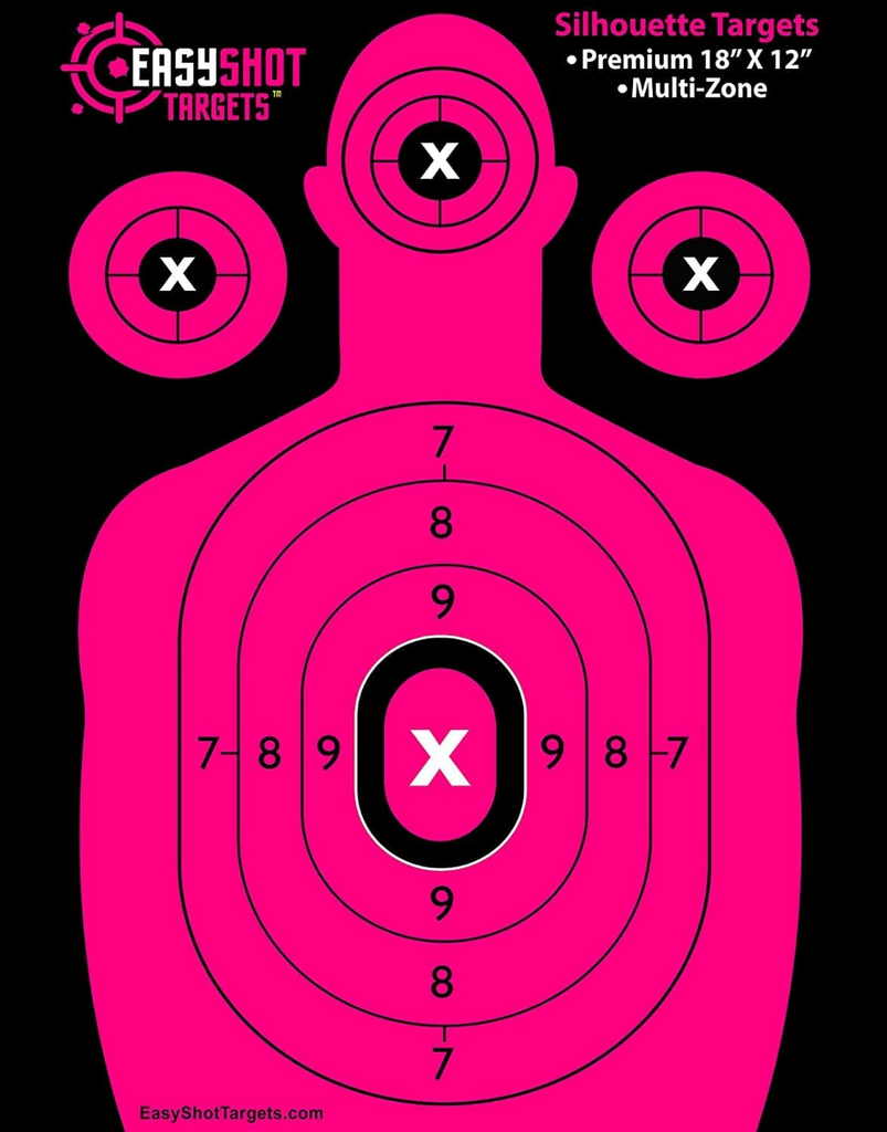 Pink - Silhouette Shooting Targets | EasyShot Targets